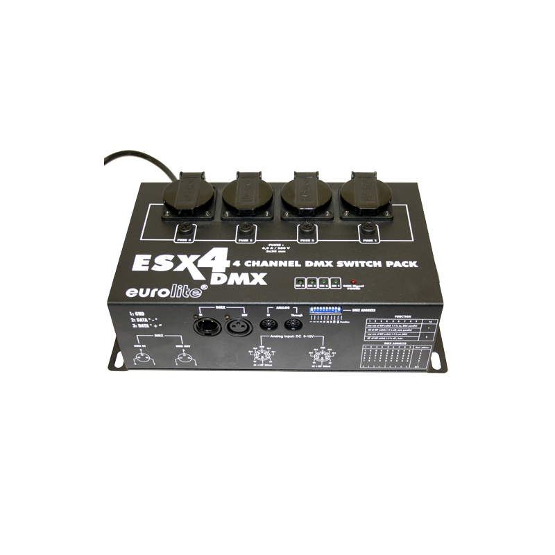 esx 4 dmx channel switch pack
